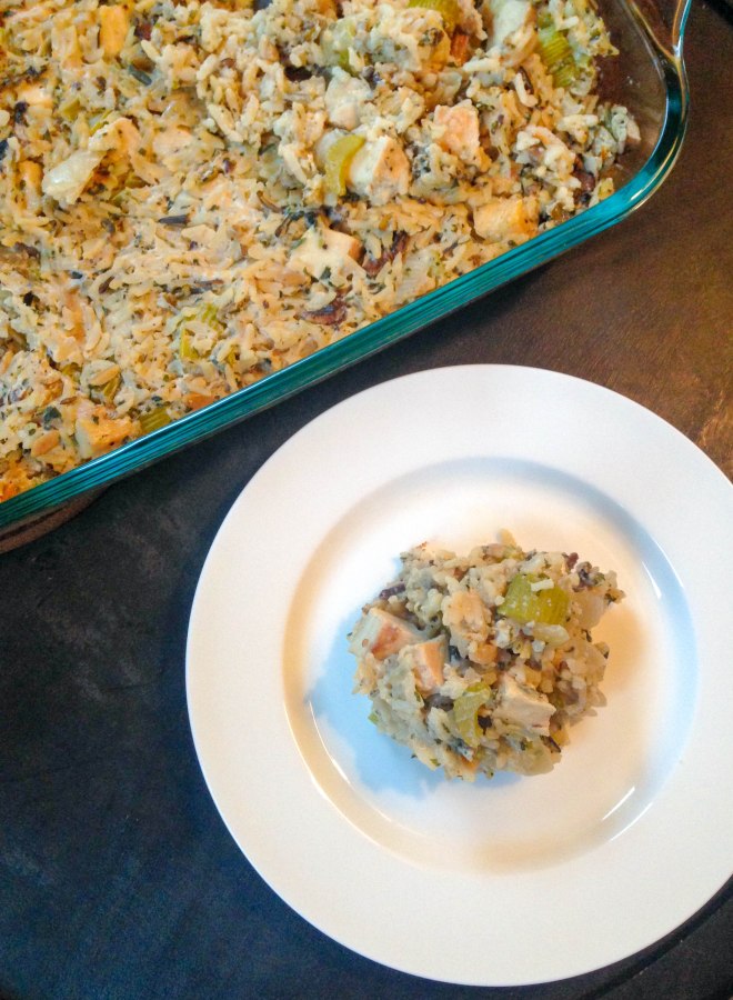 Chicken Wild Rice Casserole | Kiss My Casserole